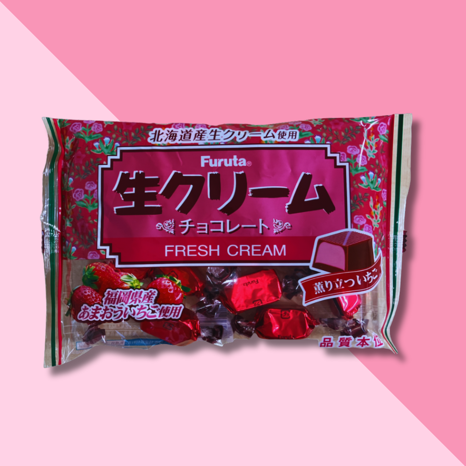Mini Chocolate Fresa Crema Furuta 164 Gr